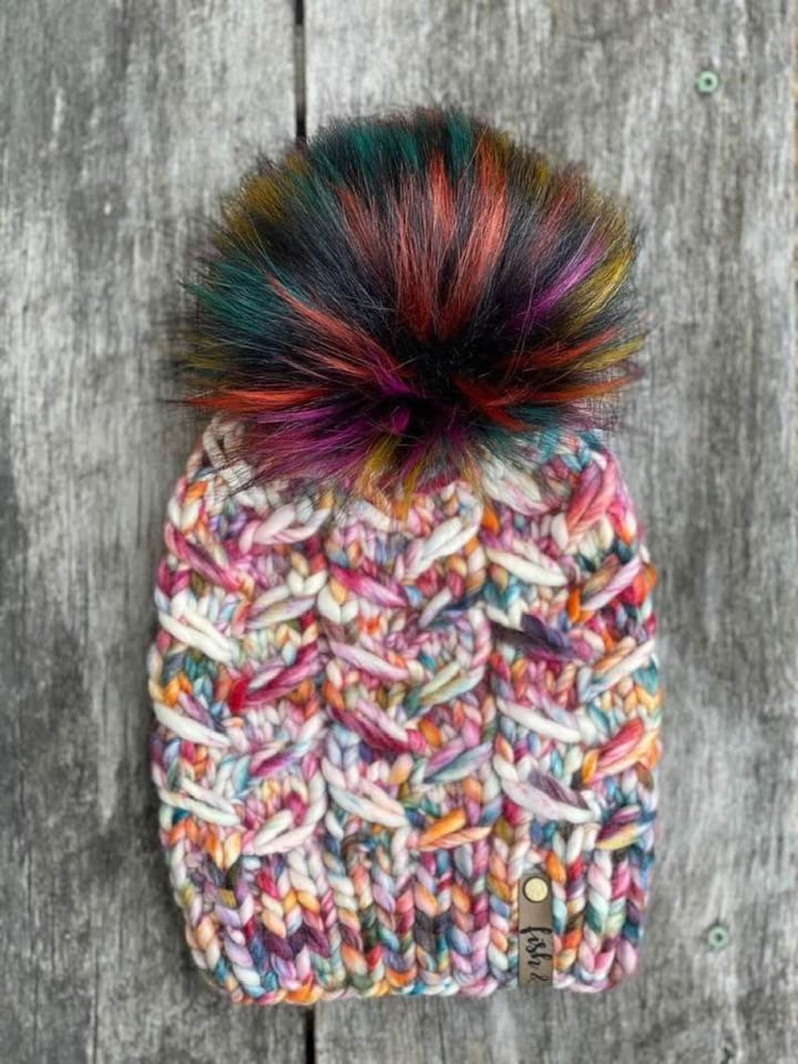 Painted Lady Beanie Knit Pattern - Etsy