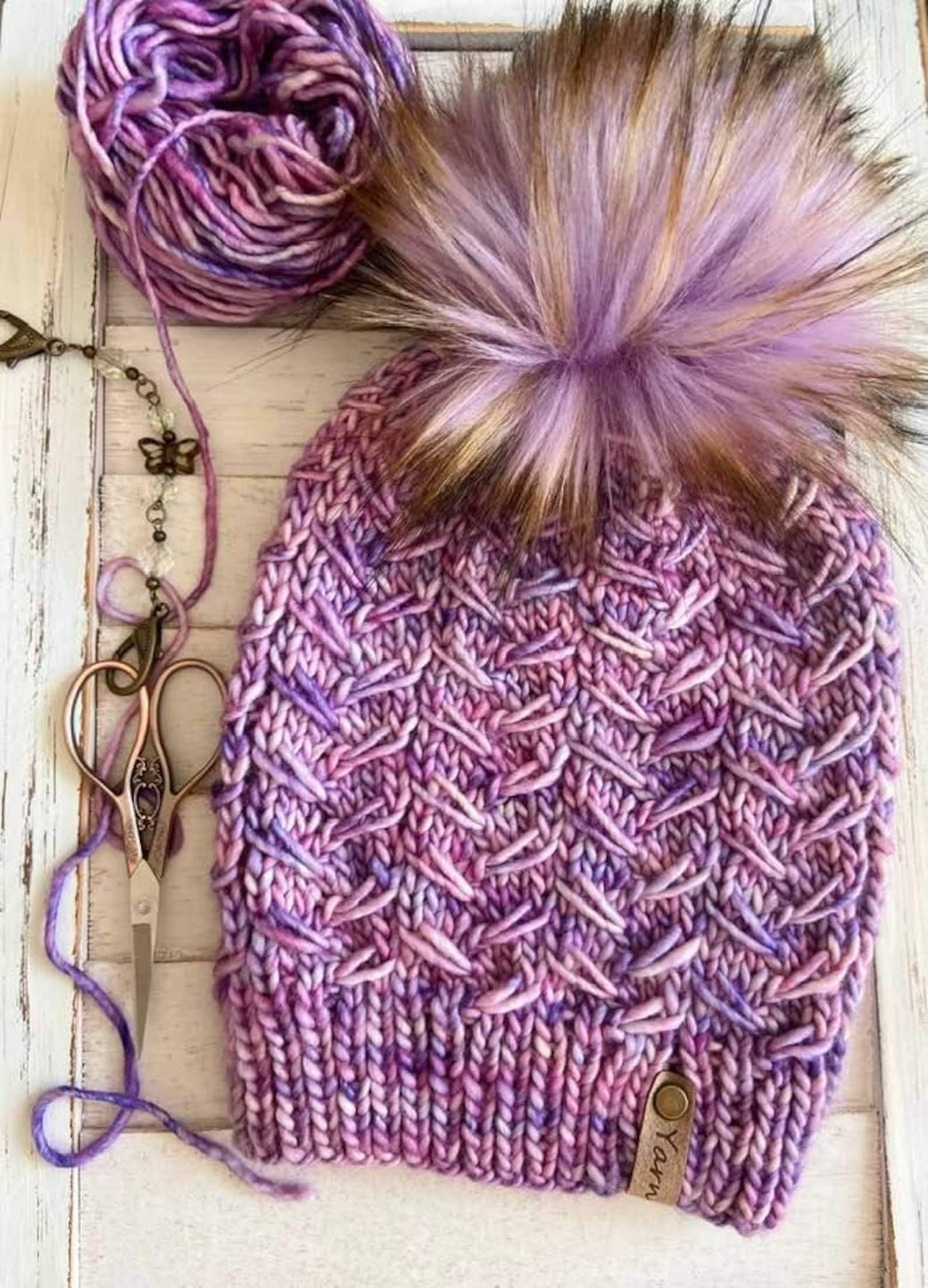Painted Lady Beanie Knit Pattern - Etsy