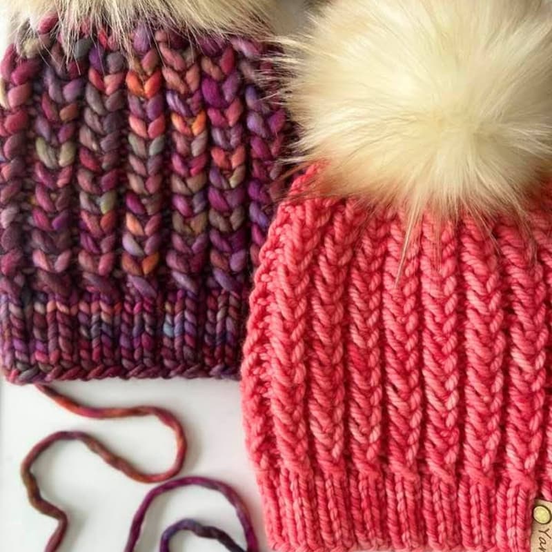 Beanie With Braids - Etsy