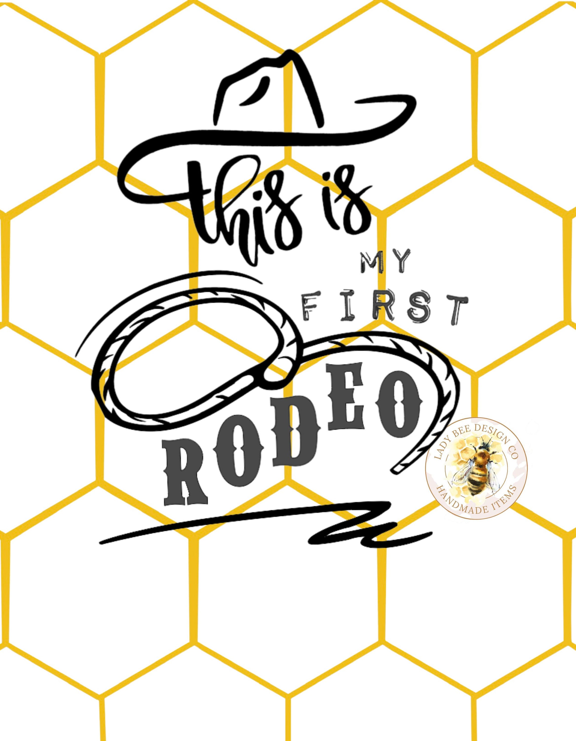 First Rodeo Png Cut File Cricut Child Baby Onesie Cowboy Attire - Etsy
