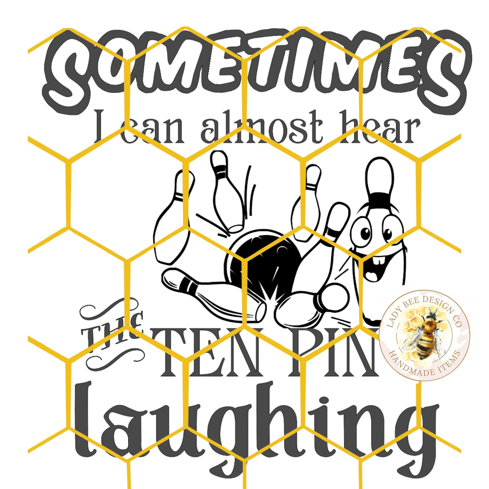 10 Pin Laughing Bowling Pins Funny SVG Digital Download Cricut File - Etsy