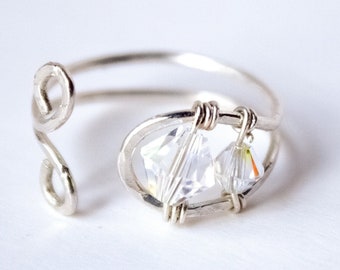 Adjustable Wire Ring - Etsy