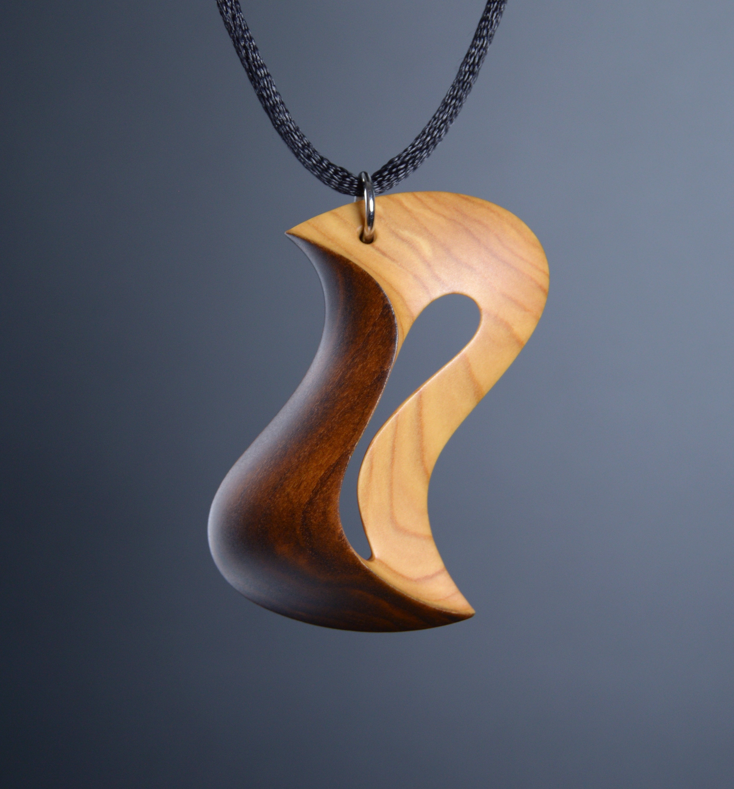Elegant Wood Pendant Modern Jewelry Necklace for Women Wood Pendant for ...