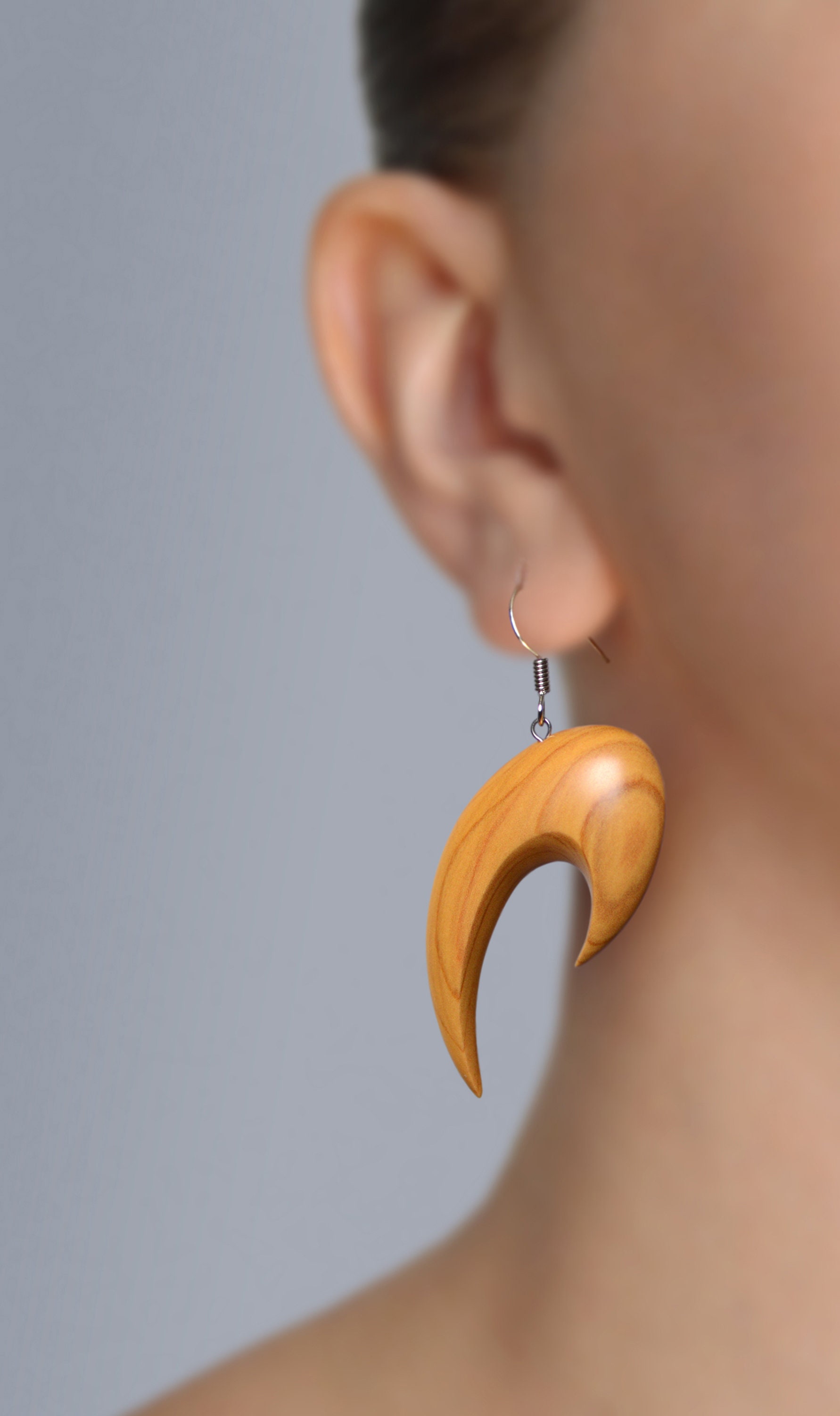 Contemporary Minimalist Jewelry Pendant and Earrings Jewelry - Etsy Canada