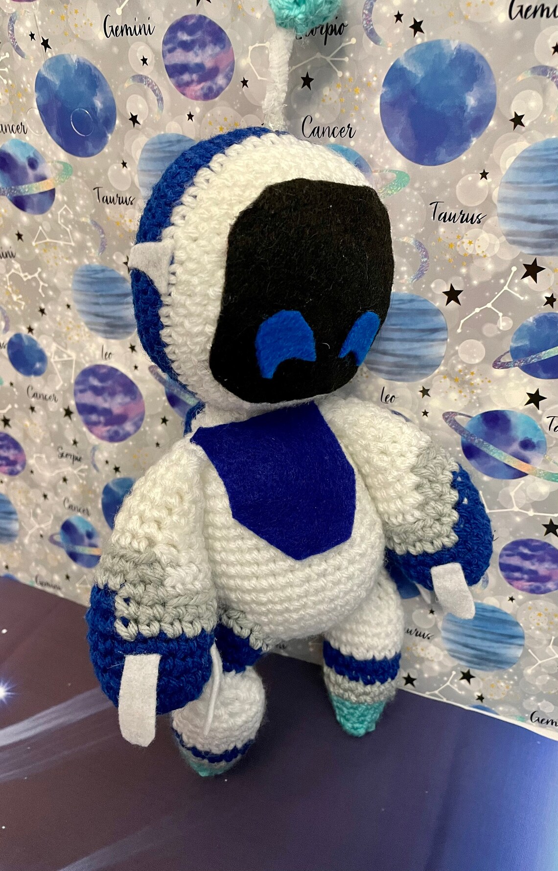Astrobot crochet amigurumi plush handmade toy/Chibi/Space | Etsy
