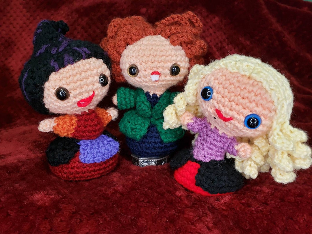 Sanderson Sisters Hocus Pocus Chibi Handmade Crochet Plush - Etsy