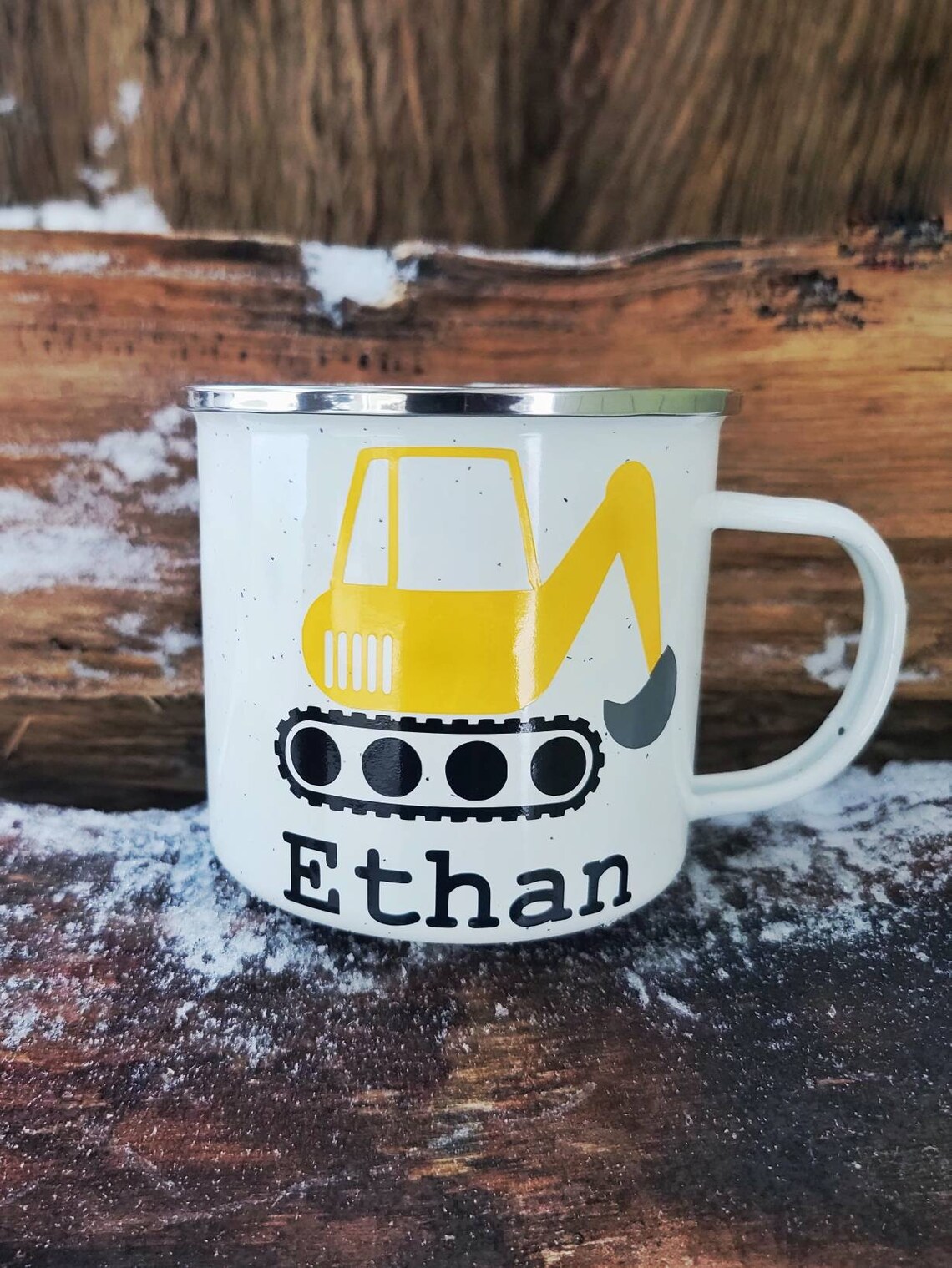 Personalized Excavator Construction Mug - Etsy
