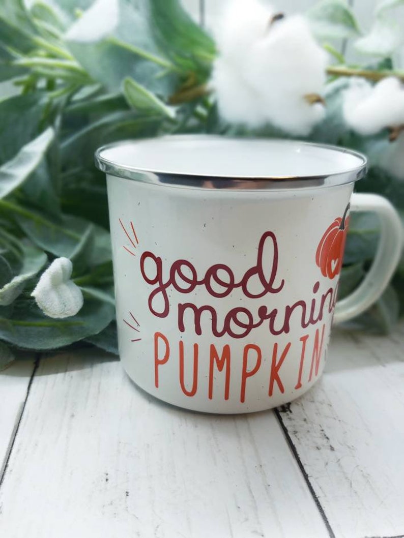 Good Morning Pumpkin Campfire Mug: Fall Coffee Cup - Etsy