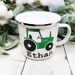 Tractor Mug Personalized Tractor Mug Kids Tractor Cup Boys - Etsy