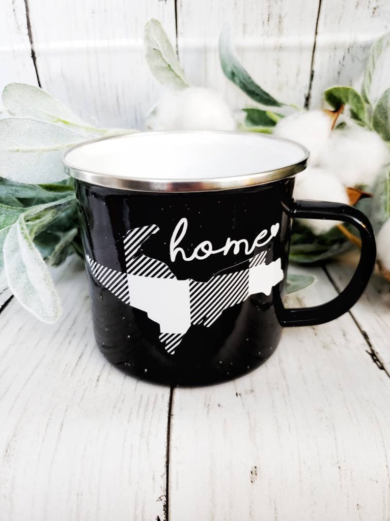 Upper Peninsula Coffee Mug Buffalo Check Camp Mug U.P. - Etsy