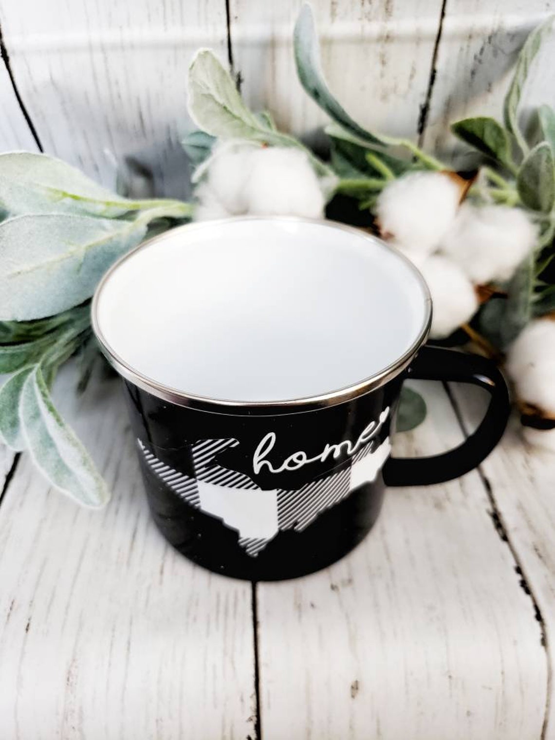 Upper Peninsula Coffee Mug Buffalo Check Camp Mug U.P. - Etsy