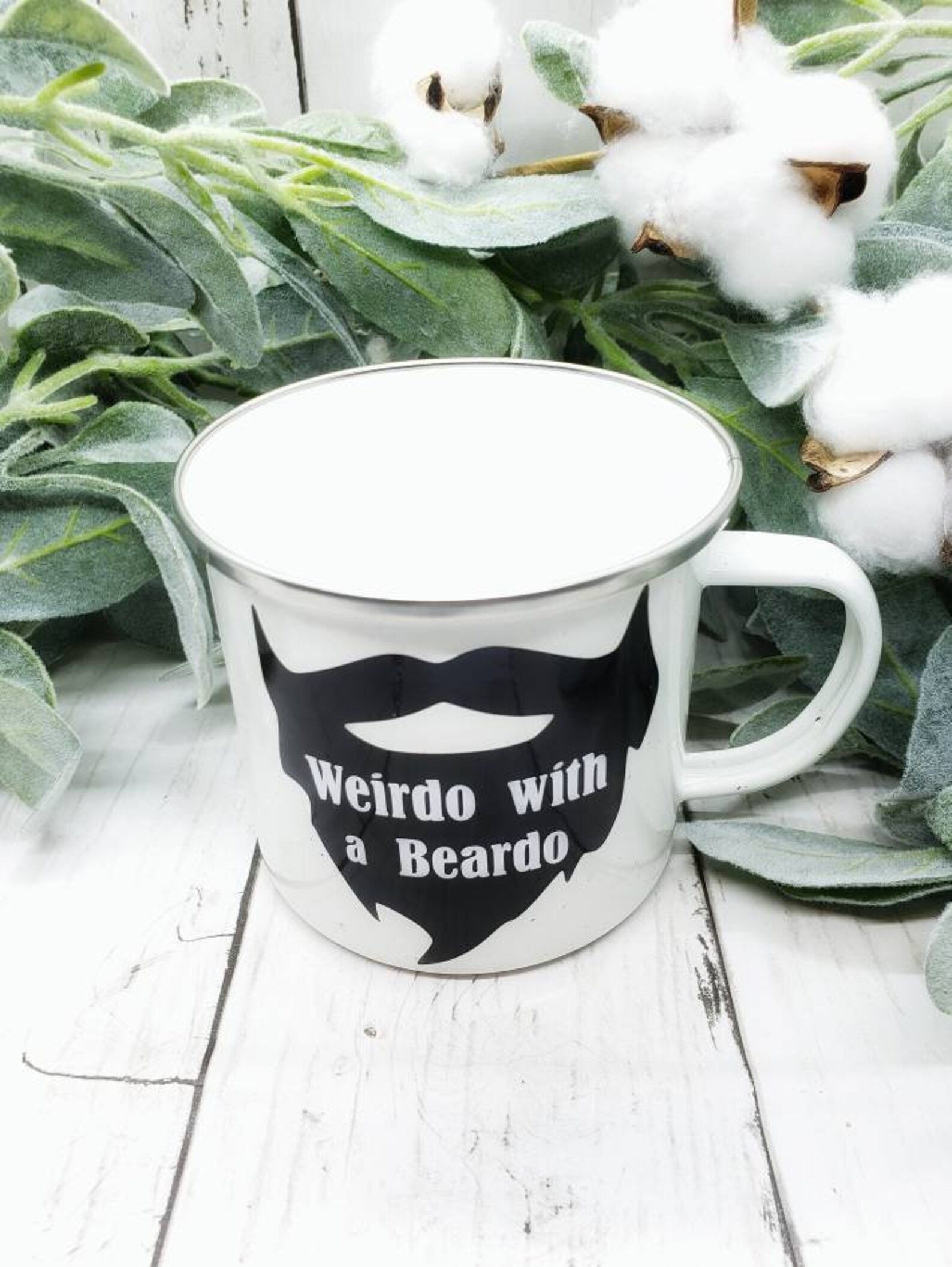 Beard Mug Weirdo With a Beardo Funny Beard Mug Beard Coffee | Etsy