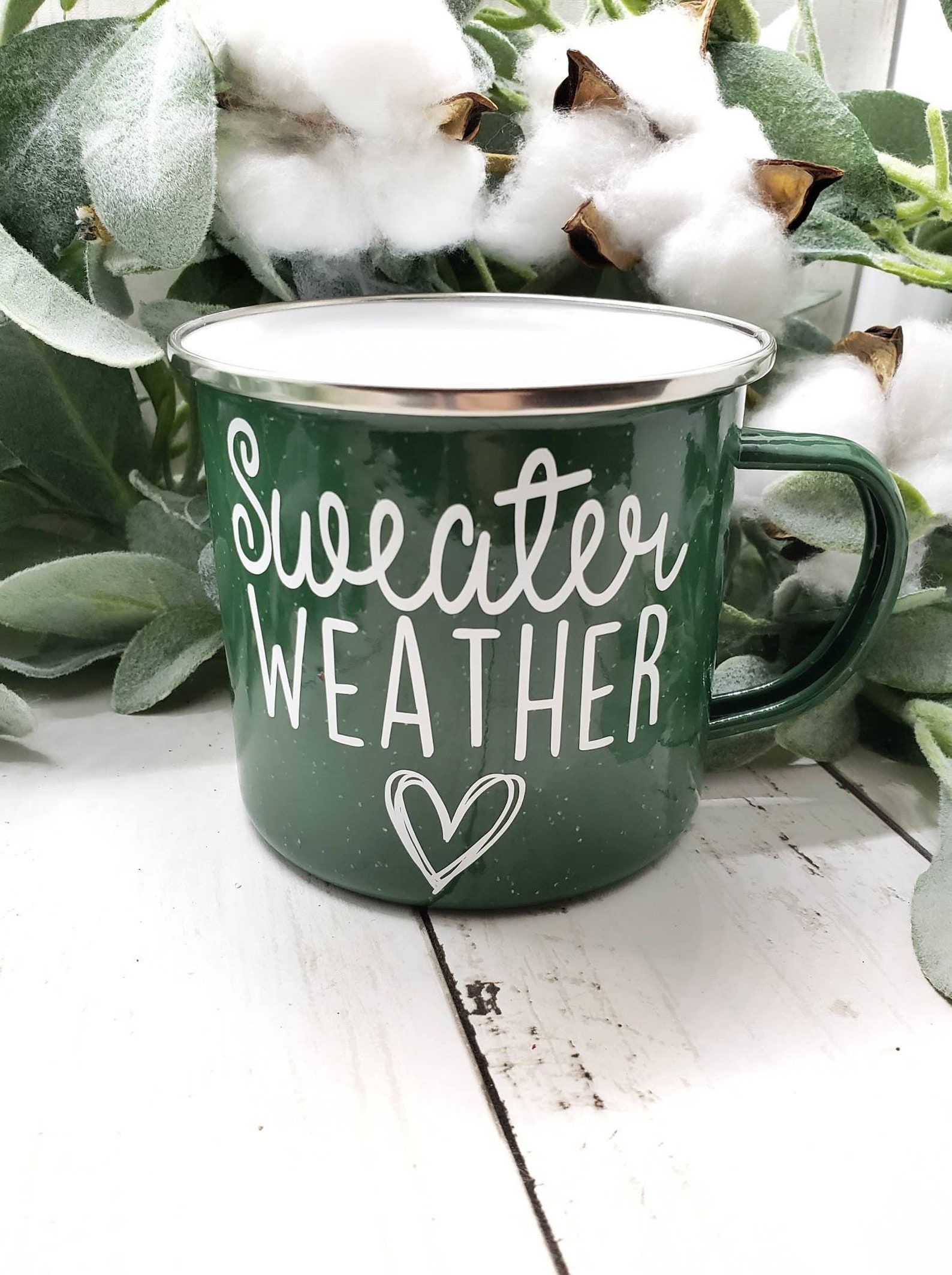 Sweater Weather Mug Fall Coffee Mug Fall Campfire Mug | Etsy