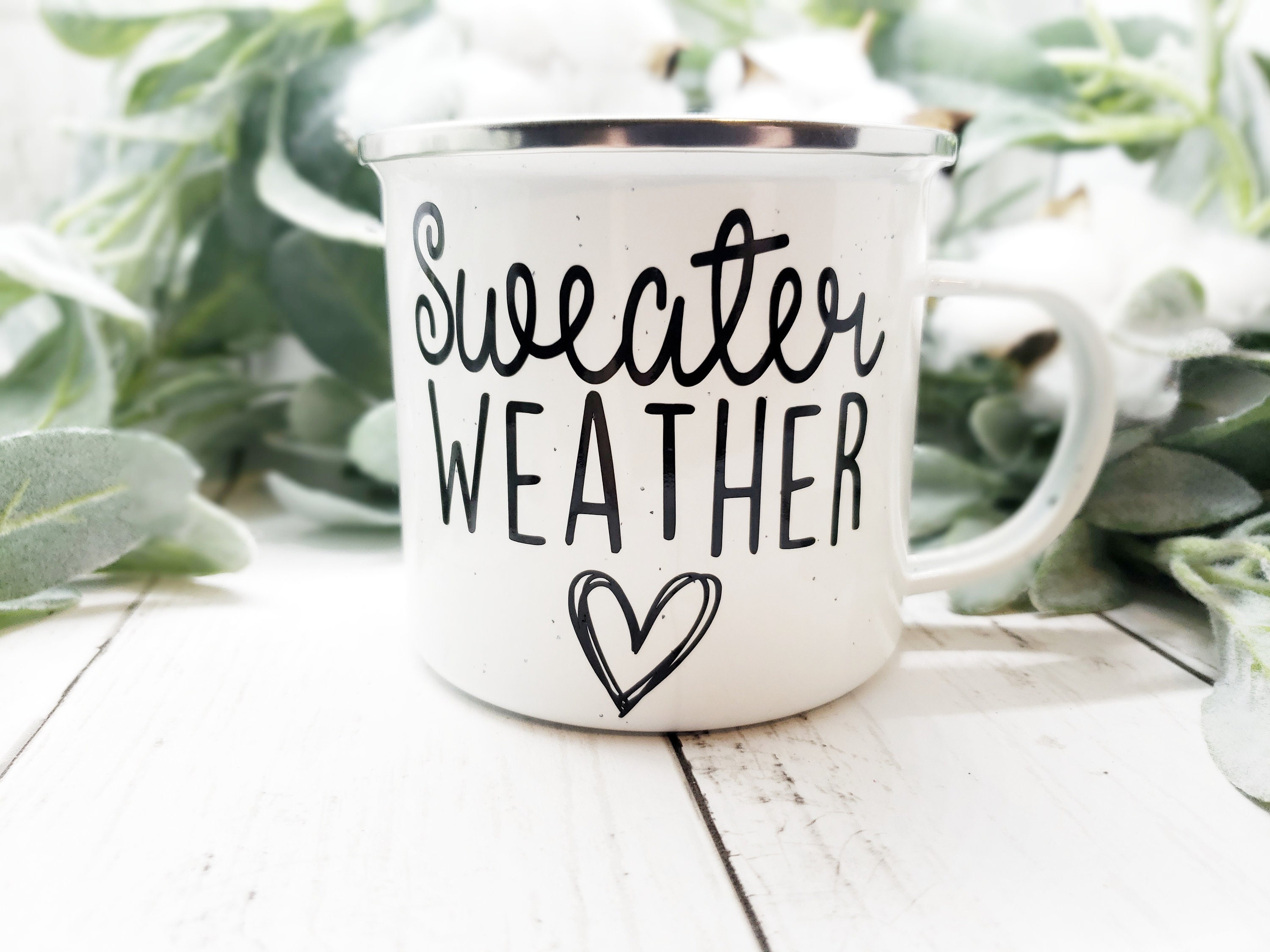 Sweater Weather Mug Fall Coffee Mug Fall Campfire Mug | Etsy