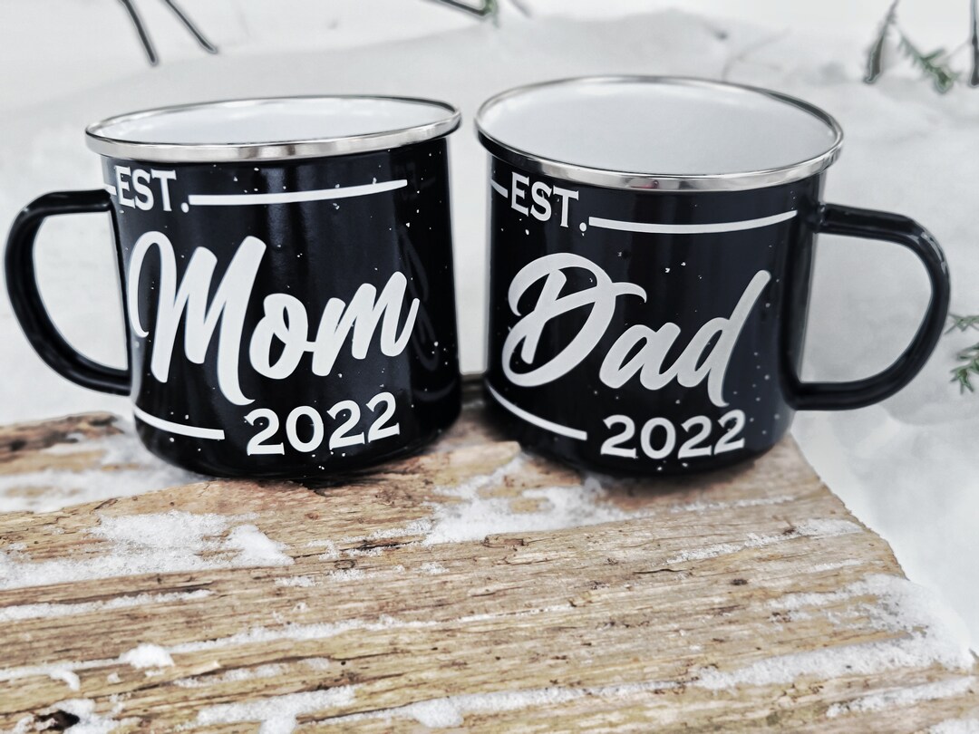 Personalized Mom/dad Coffee Mugs: New Parent Gift - Etsy