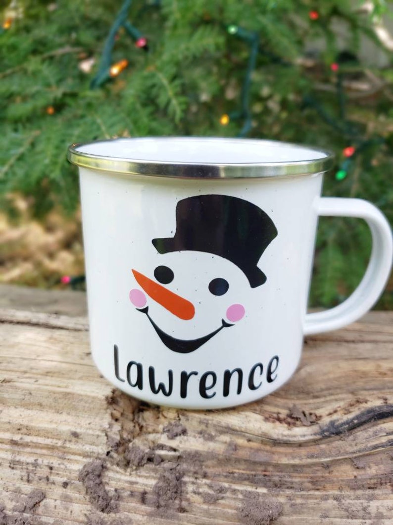 Snowman Mug Personalized Snowman Cup Holiday Coffee Mug - Etsy