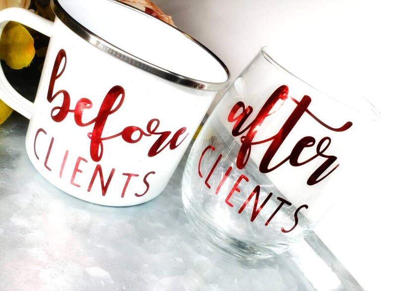 Before Clients After Clients Gift Set Nurse Gift Nurse Mug | Etsy