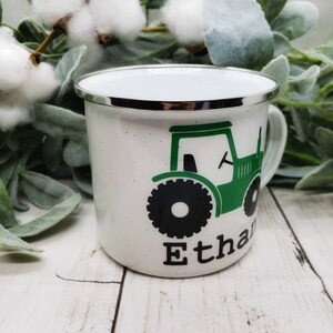 Tractor Mug Personalized Tractor Mug Kids Tractor Cup Boys | Etsy