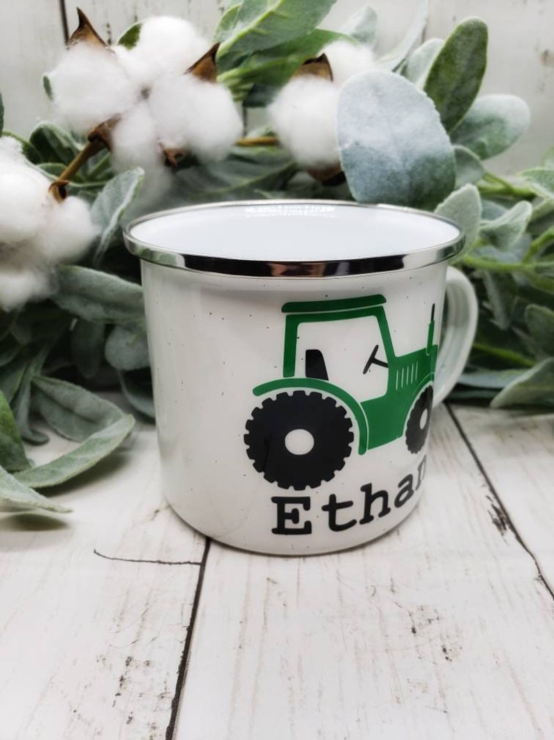 Tractor Mug Personalized Tractor Mug Kids Tractor Cup Boys | Etsy