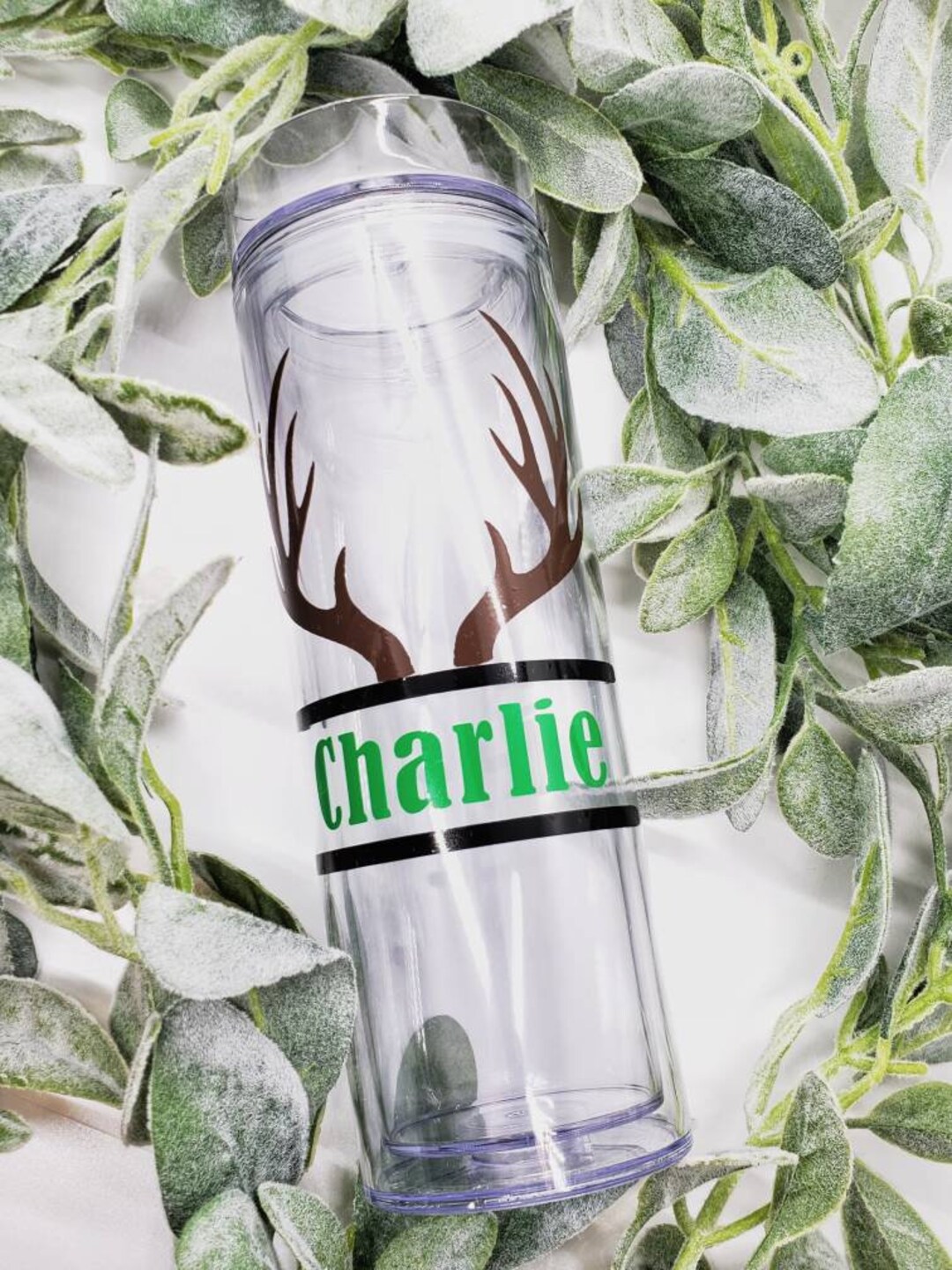 Personalized Deer Tumbler, Hunting Tumbler, Buck Head Cup, Hunting ...