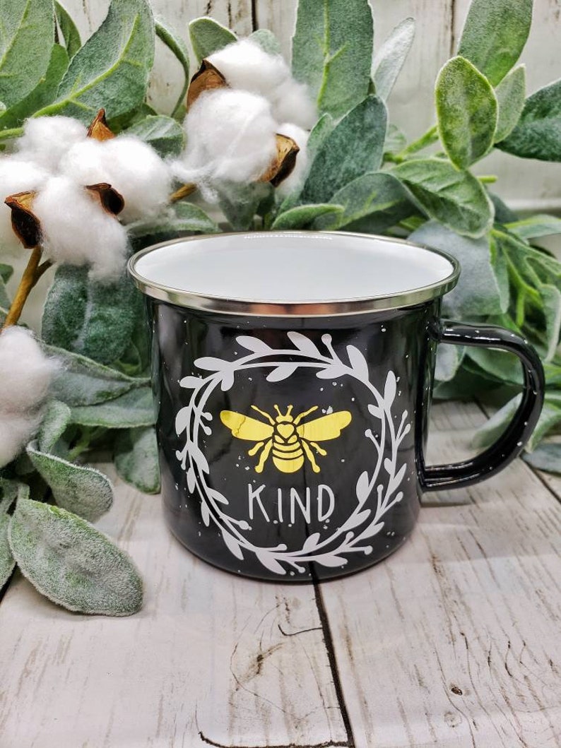 Bee Coffee Mug Honey Bee Mug Bumble Bee Mug Farm House Bee - Etsy