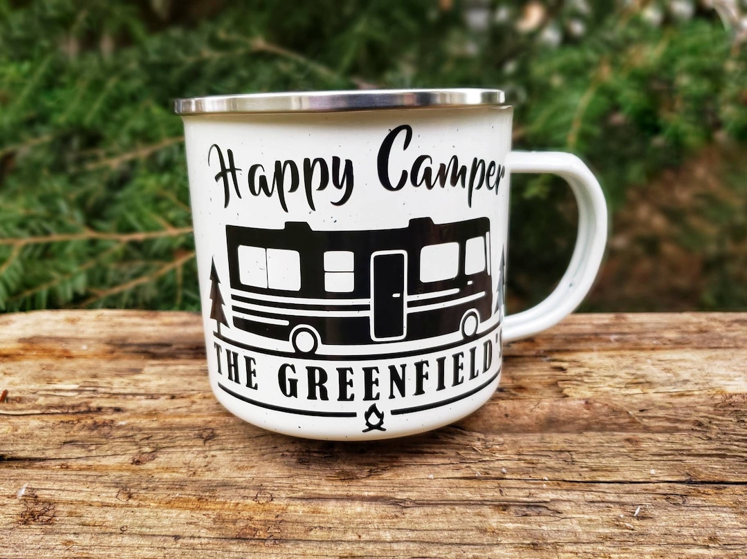 Personalized Happy Camper Mug: RV Glamping Coffee Mug - Etsy