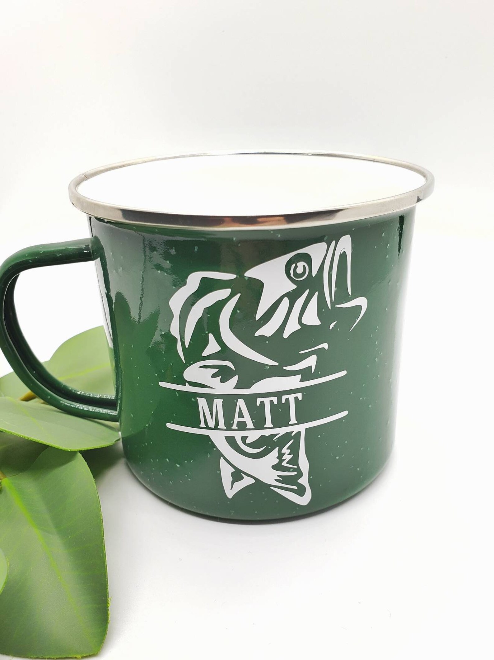 Fish Coffee Mug Personalized Gift for Dad Fisherman's | Etsy