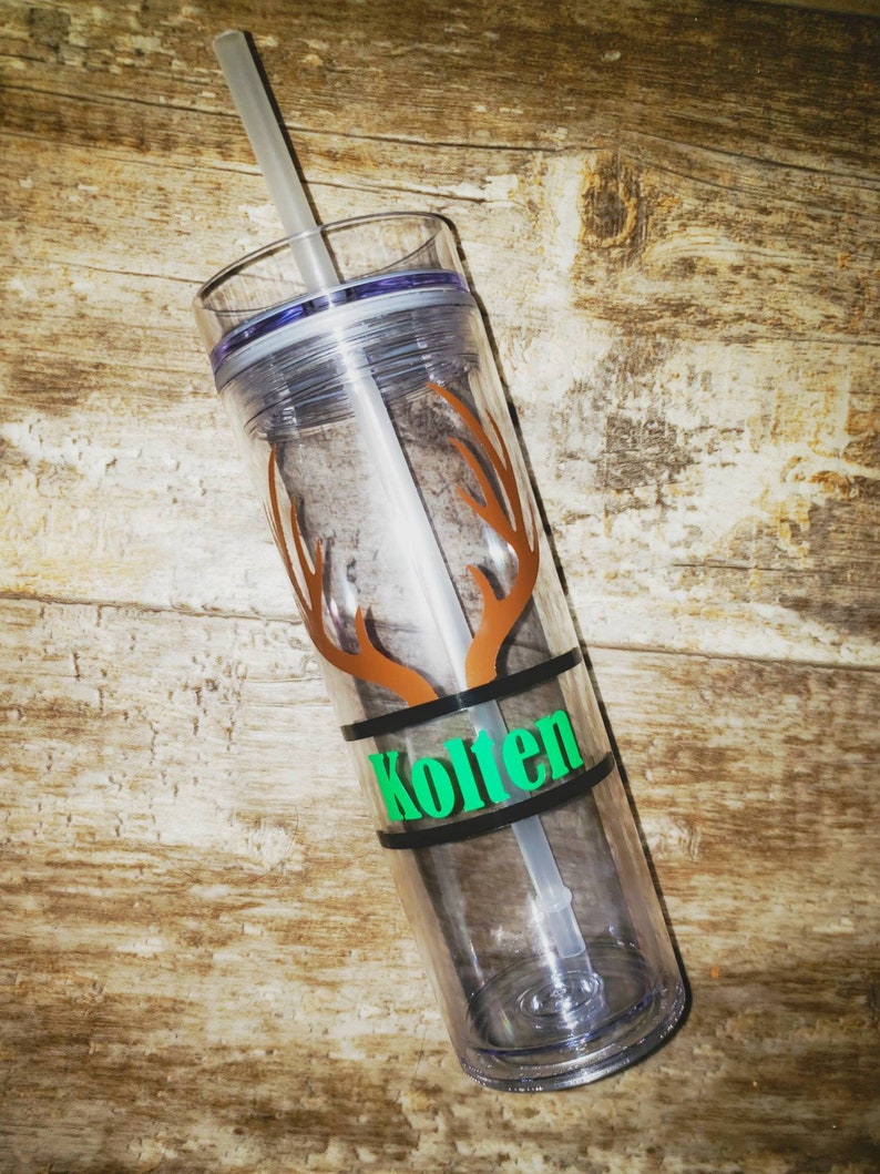 Personalized Deer Tumbler Hunting Tumbler Buck Head Cup | Etsy