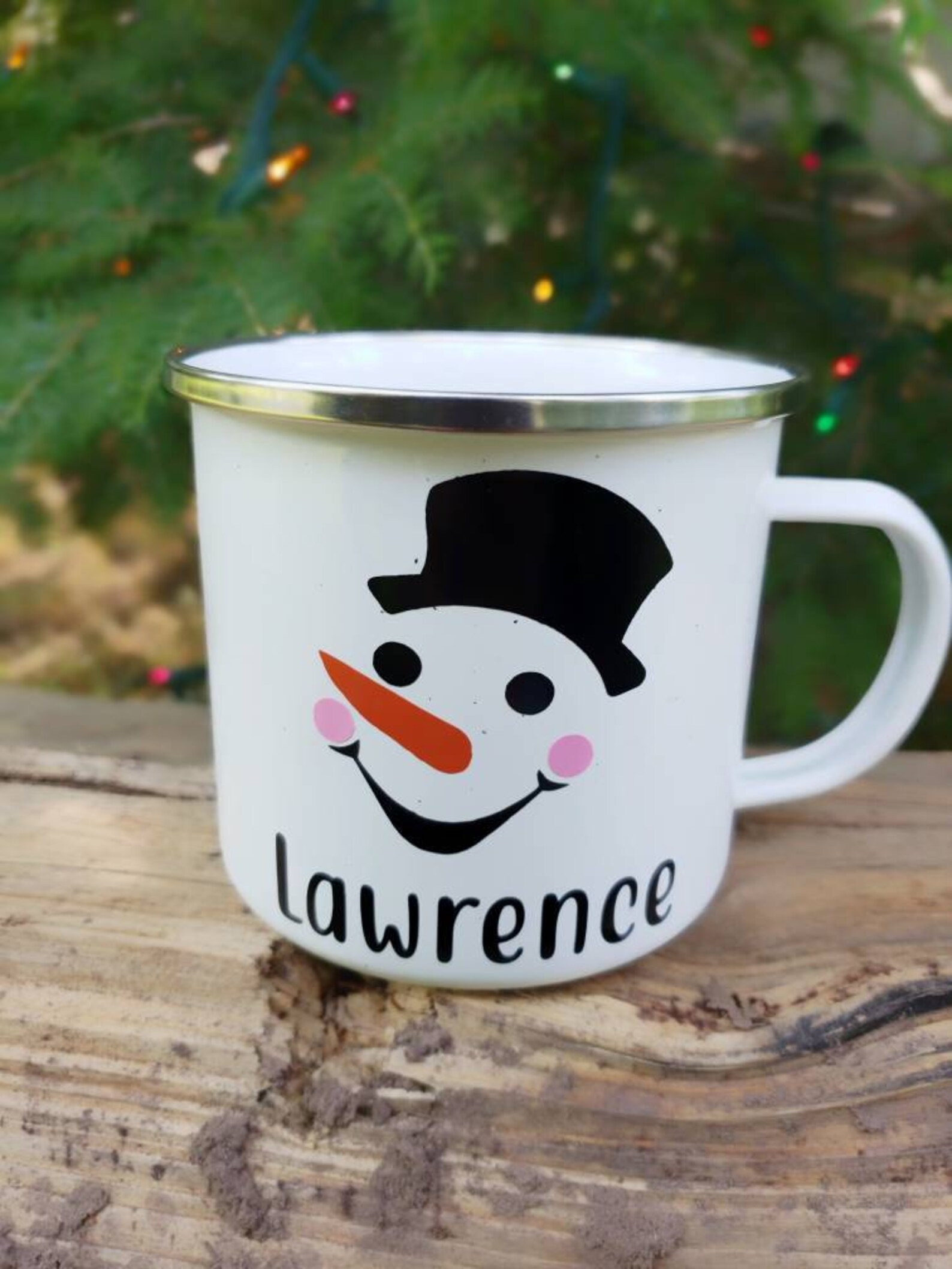 Snowman Mug Personalized Snowman Cup Holiday Coffee Mug | Etsy