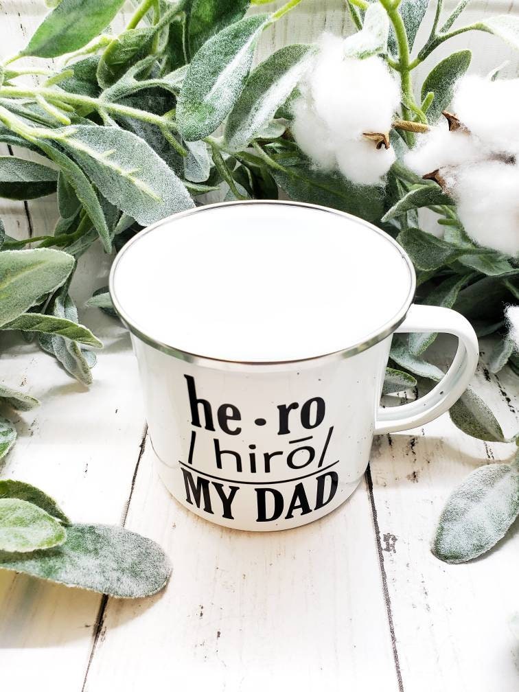 Dad Coffee Mug, Hero Dad Mug, Father's Day Gift, Funny Dad Mug, Dad ...