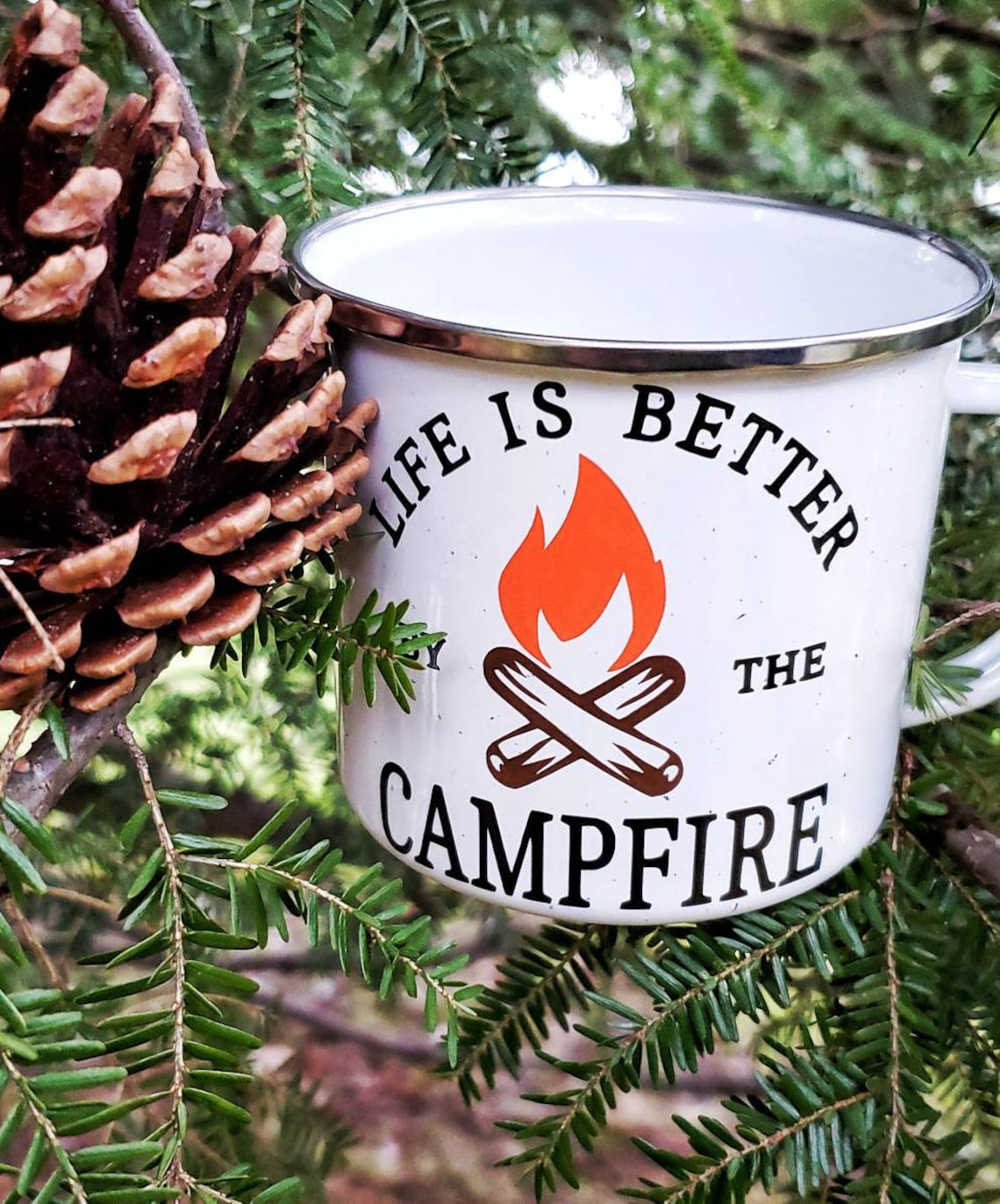 Campfire Coffee Mug Camping Coffee Mug Camp Coffee Cup Mug | Etsy