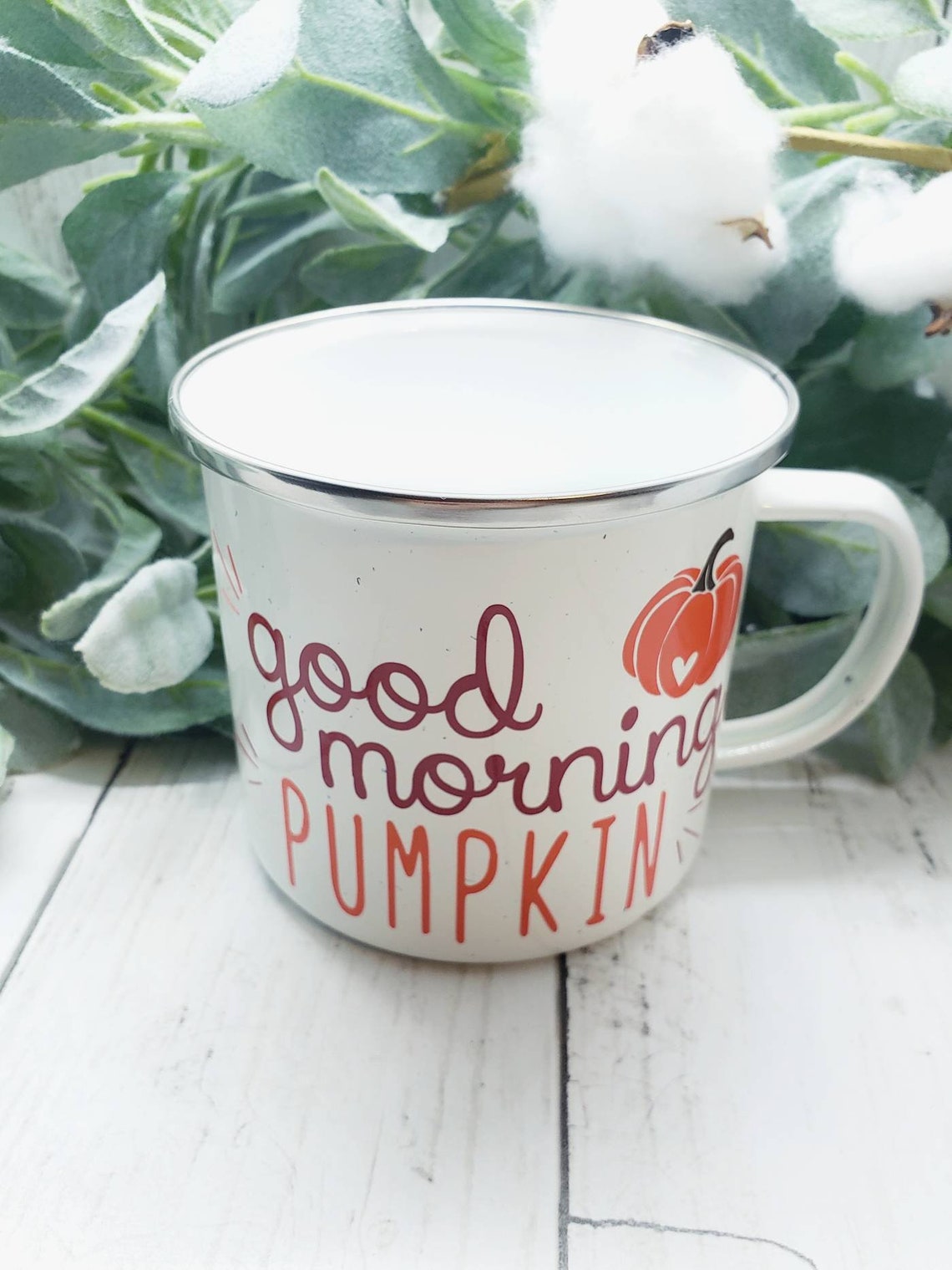 Good Morning Pumpkin Campfire Mug: Fall Coffee Cup - Etsy