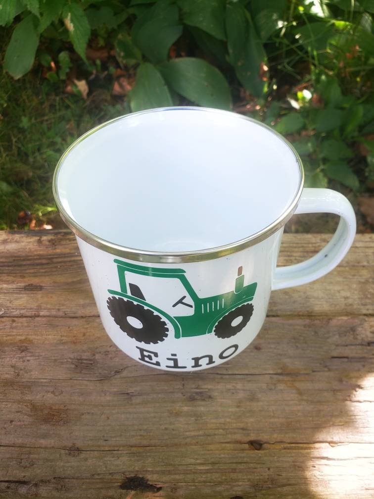 Tractor Mug Personalized Tractor Mug Kids Tractor Cup Boys | Etsy