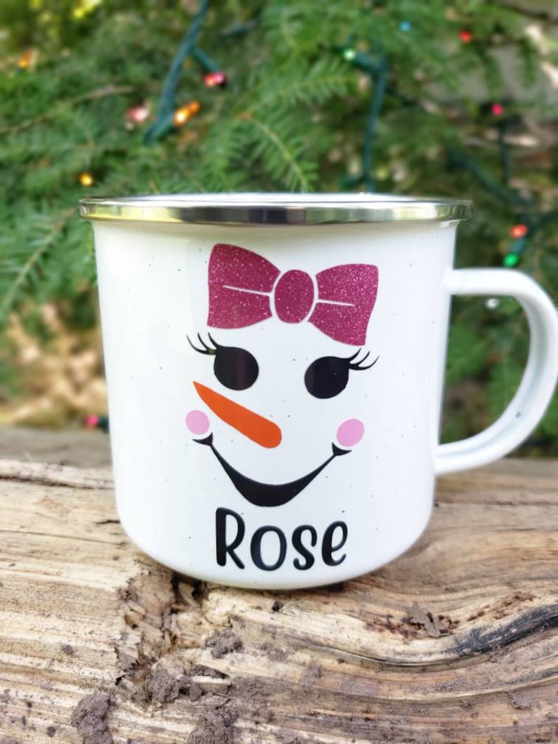 Snowman Mug Personalized Snowman Cup Holiday Coffee Mug - Etsy