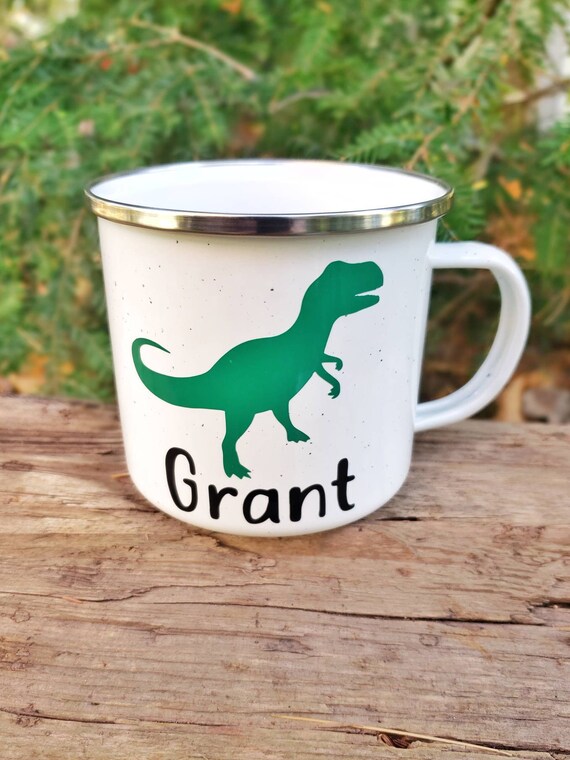Dinosaur Mug Personalized Dinosaur Mug Dinosaur Coffee Mug | Etsy