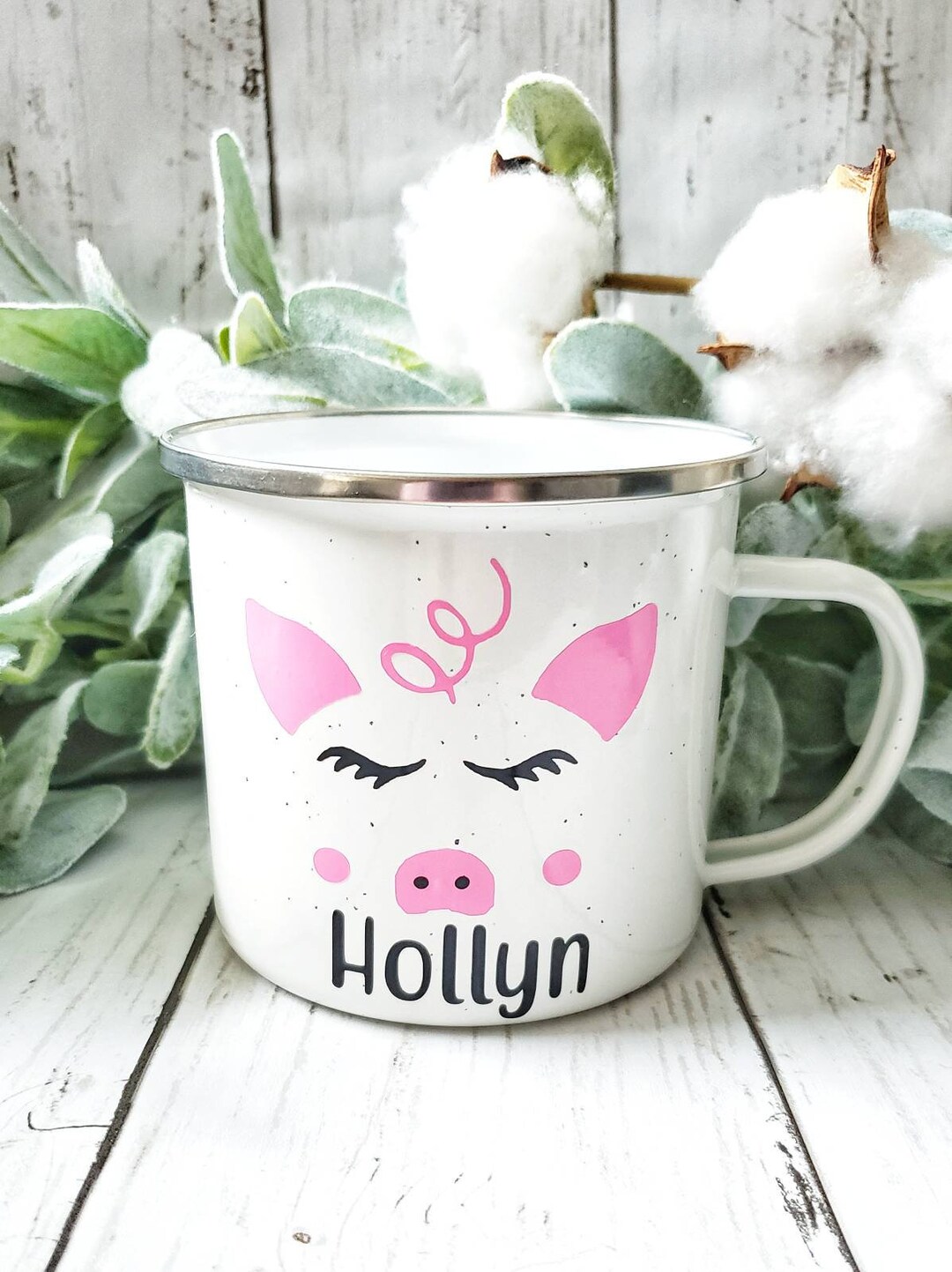 Pig Mug, Pig Gift, Pig Coffee Mug, Personalized Pig Mug, Easter Basket ...