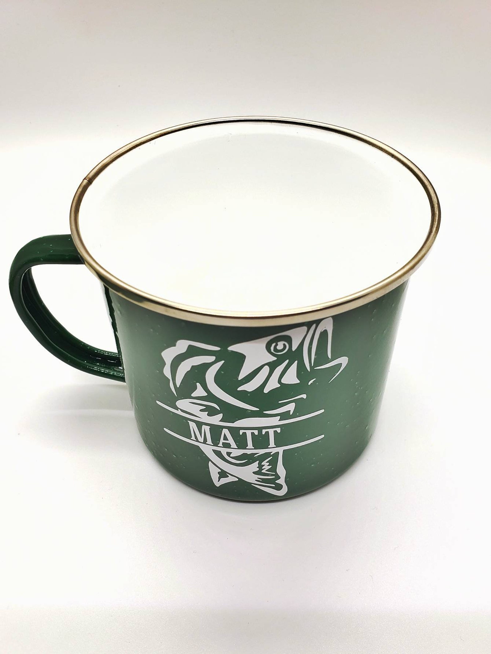 Fish Coffee Mug Personalized Gift for Dad Fisherman's | Etsy