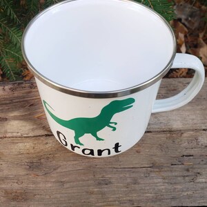 Dinosaur Mug, Personalized Dinosaur Mug, Dinosaur Coffee Mug, Dinosaur ...