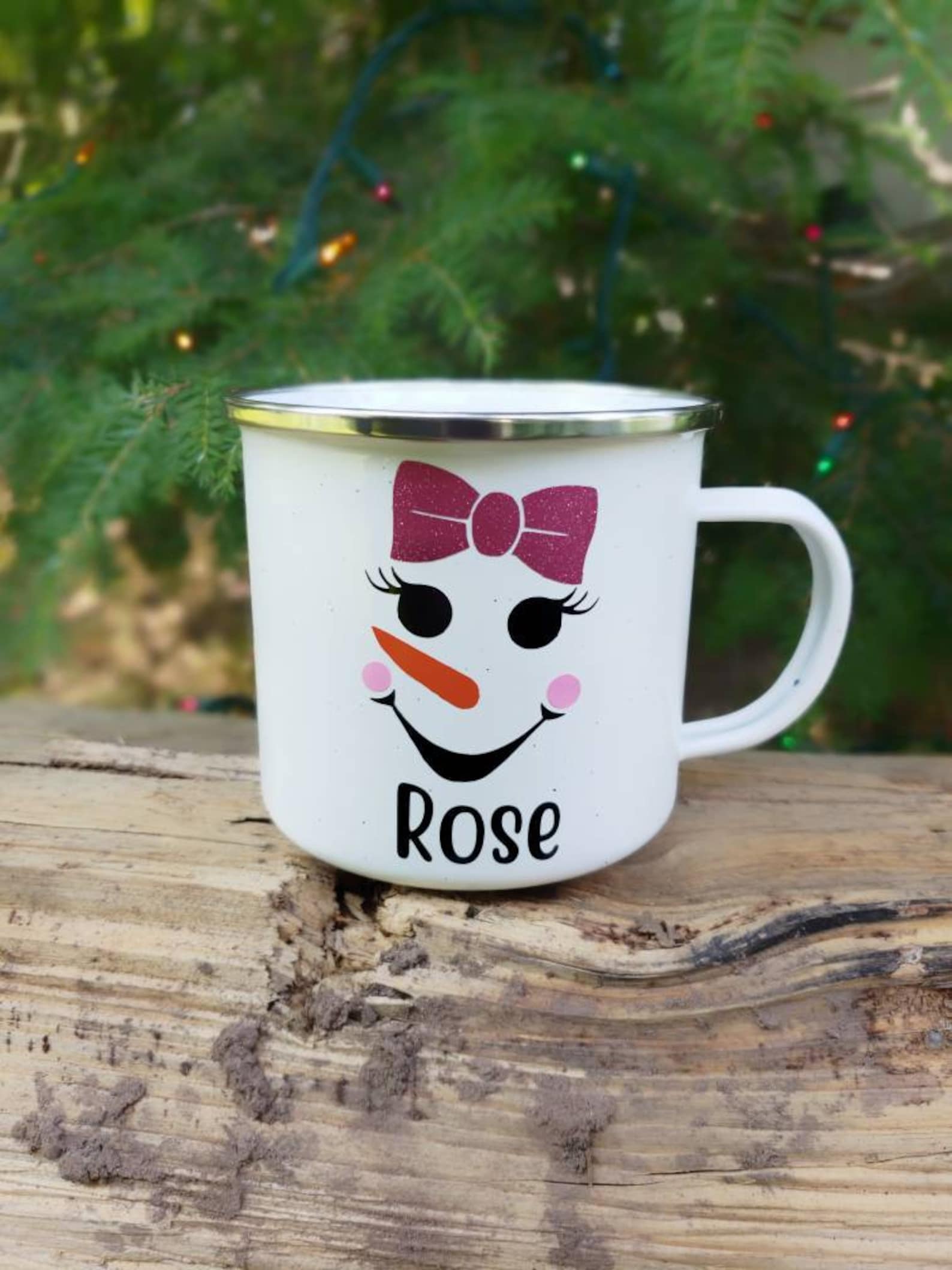Snowman Mug Personalized Snowman Cup Holiday Coffee Mug - Etsy