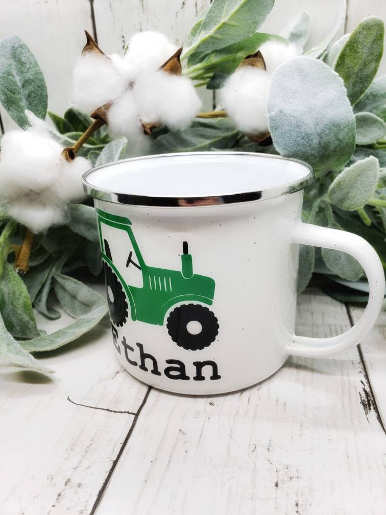Tractor Mug Personalized Tractor Mug Kids Tractor Cup Boys | Etsy