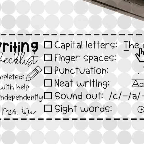 Personalized COMPLETED Checklist Self-inking Teacher Stamp - Etsy