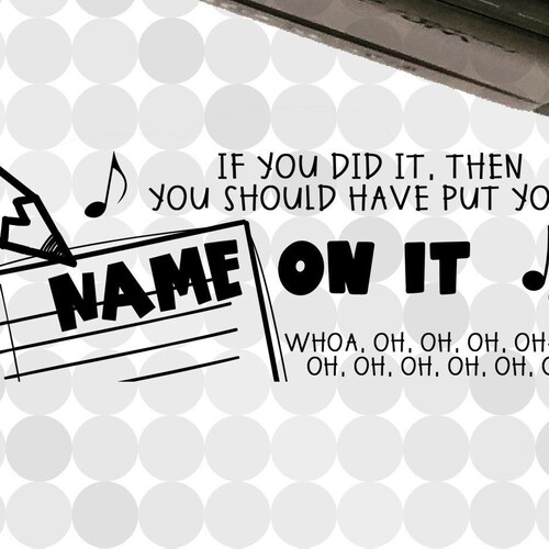 Put Your Name on It Self-inking Teacher Stamp - Etsy