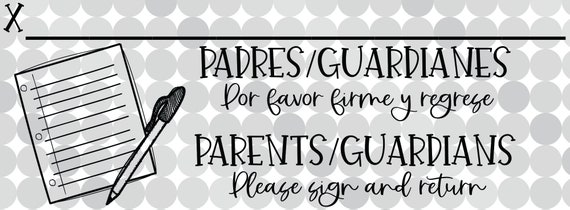 Stamps ParentsPadres Please Sign & Return ENGLISH and SPANISH to ...