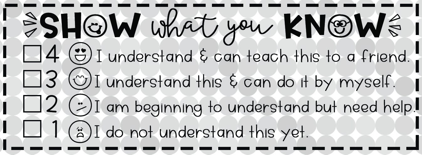 Show What You Know Checklist Self-inking Teacher Stamp - Etsy