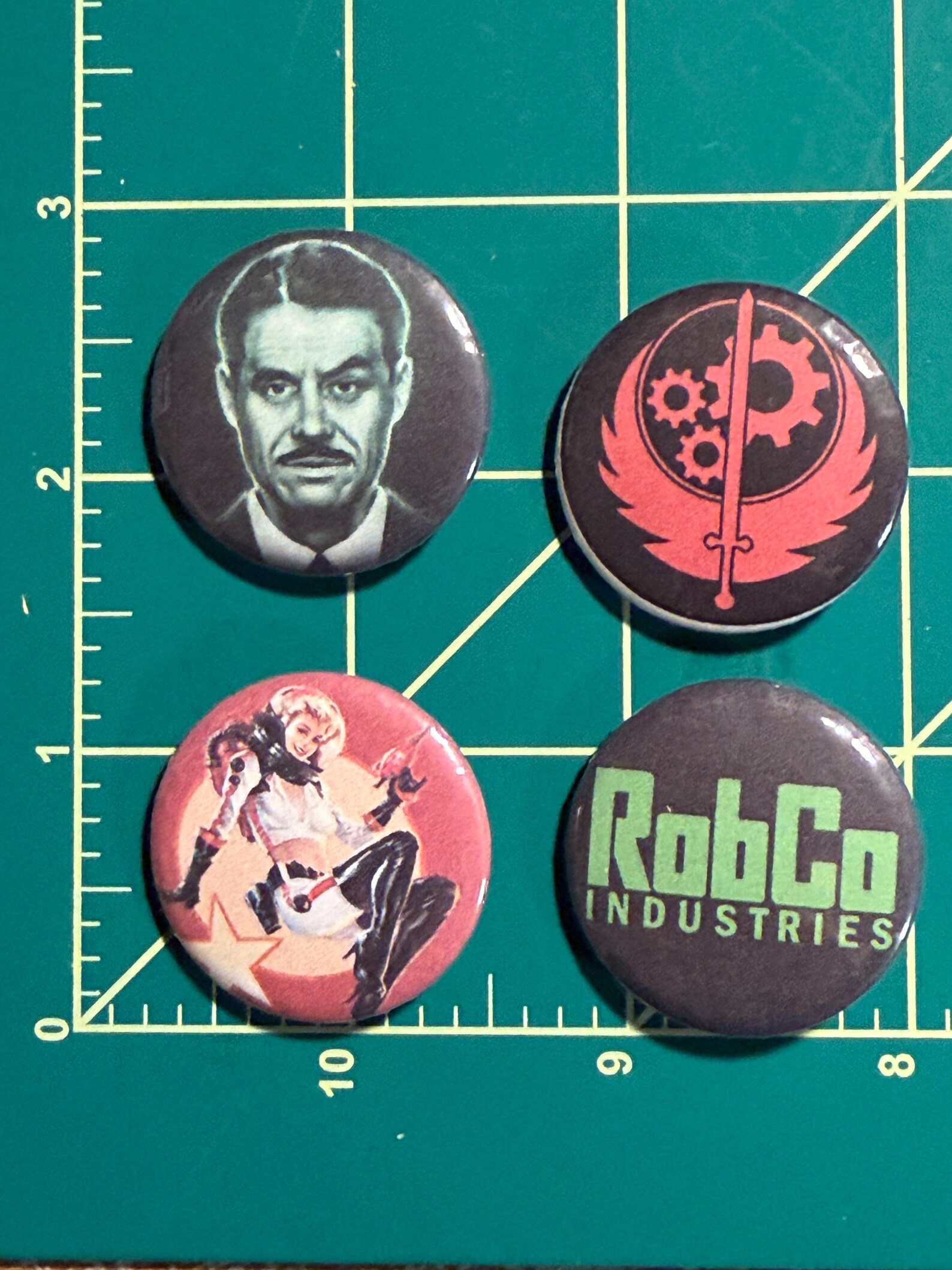 Fallout Inspired Pin Buttons 1.25" - Etsy