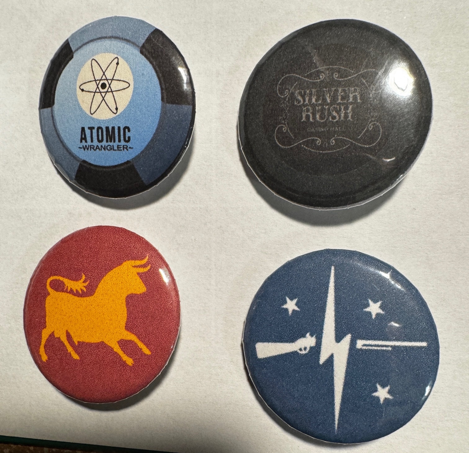 Fallout Inspired Pin Buttons 1.25" - Etsy