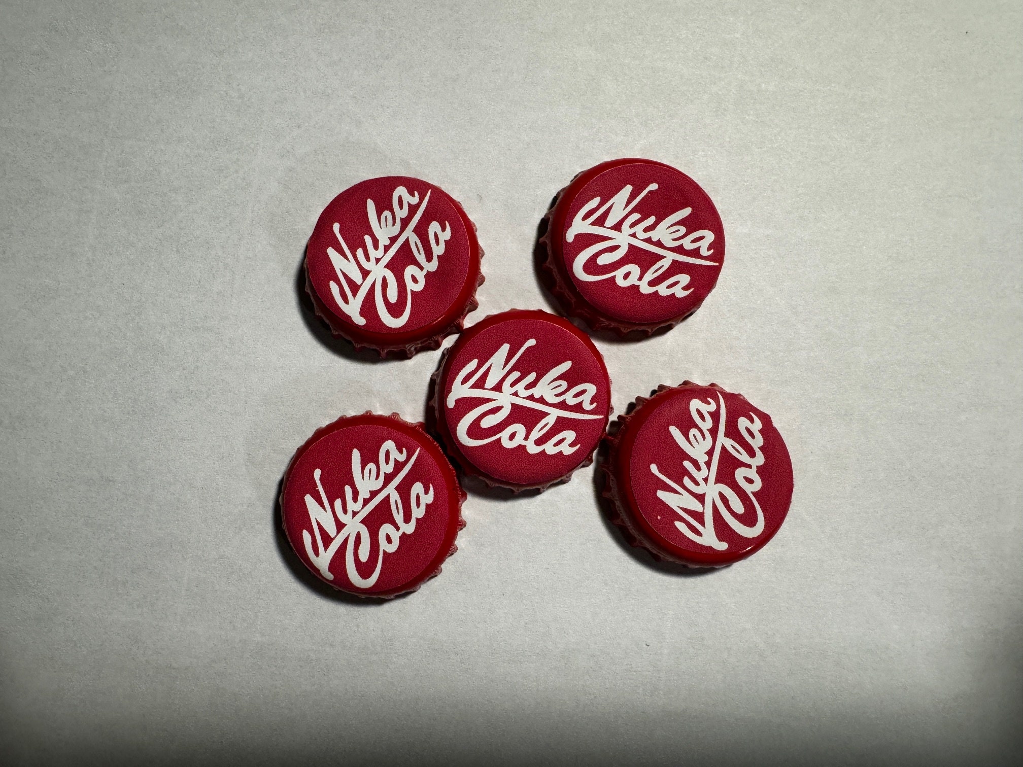Nuka Cola Bottlecap Stickers Fallout Diy 12 Stickers Etsy