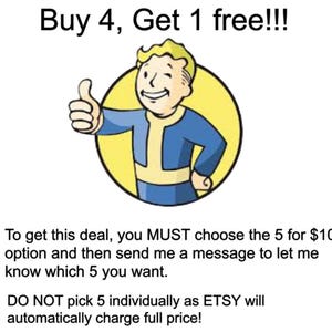 Fallout Inspired Pin Buttons 1.25" - Etsy