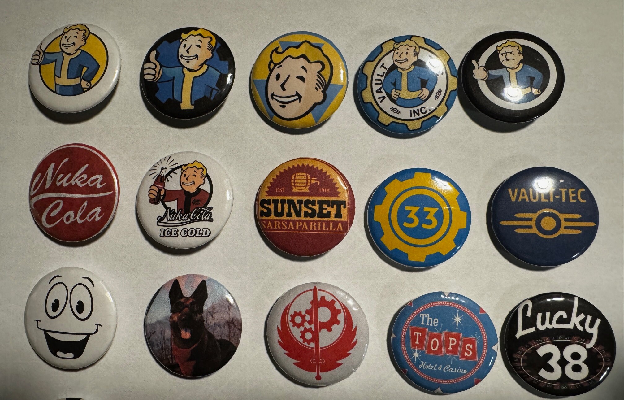 Fallout Inspired Pin Buttons 1.25 - Etsy