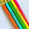 Happy Birthday Pencil 5 Pack - Etsy